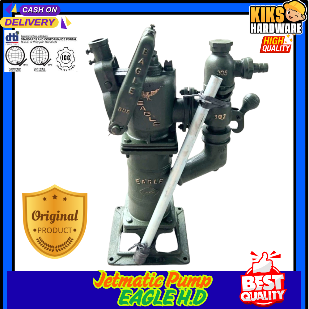 Jetmatic Pump Eagle Poso Manual Pump & Golden Dragon Light Duty ...