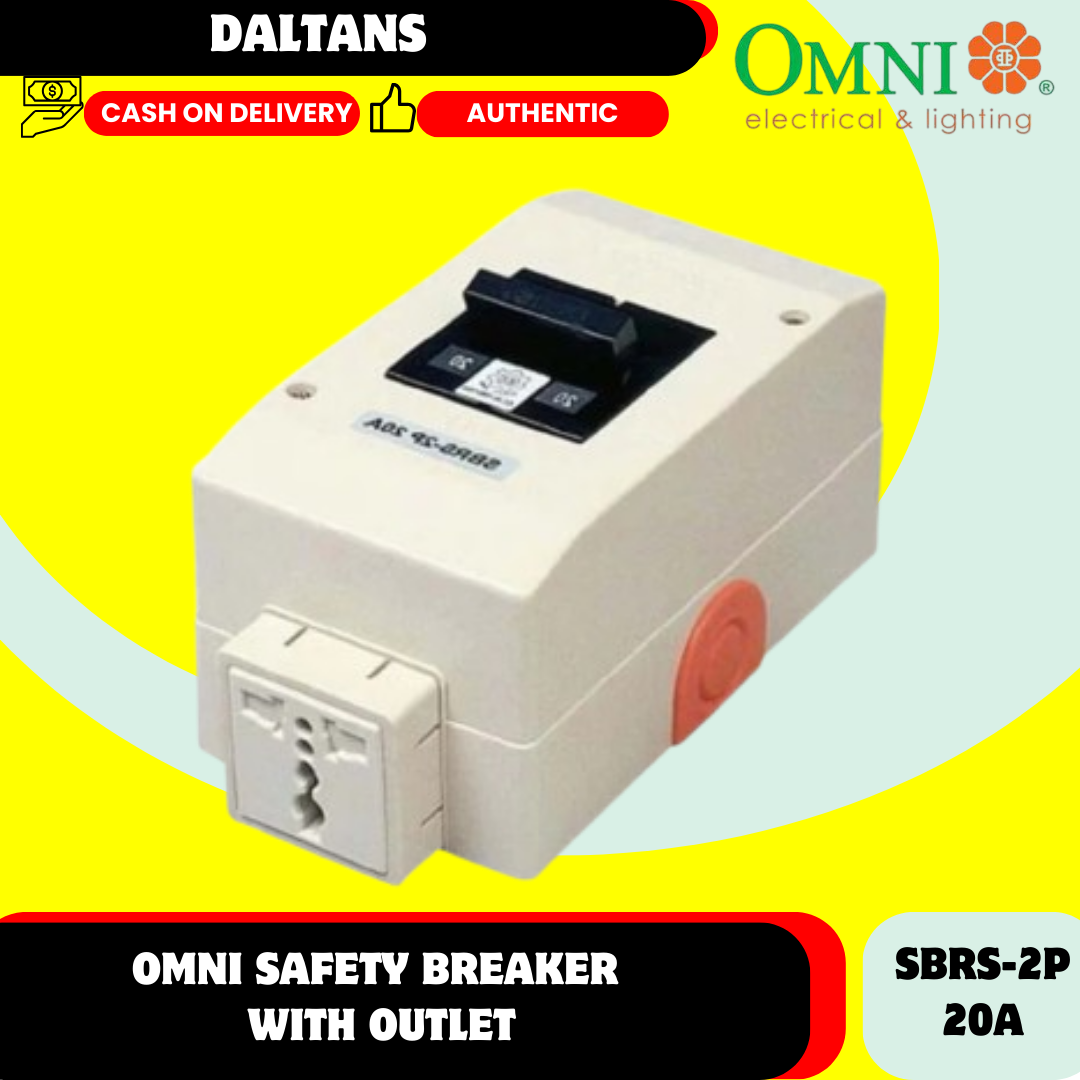 OMNI SAFETY BREAKER REGULAR WITH SOCKET SBRS-2P | Shopee Philippines