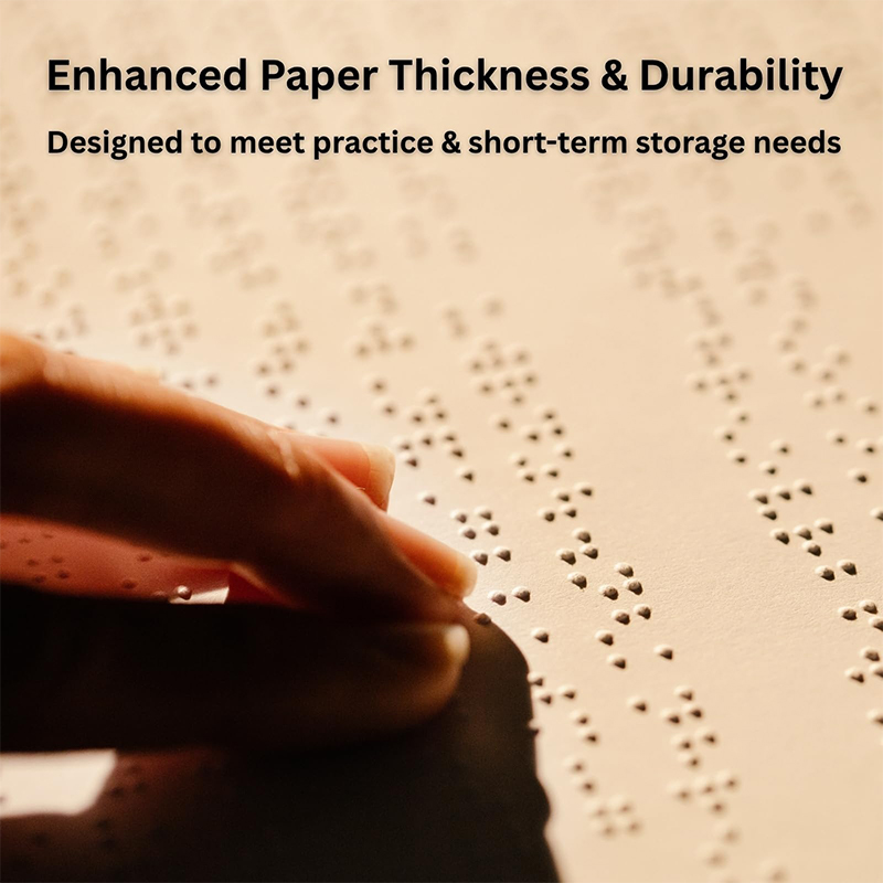 50Pcs Braille Practise Paper Braille Teaching Aid Writing Tool For ...