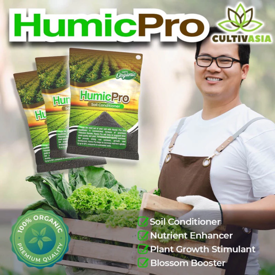 [Authentic] Humic Pro 100g - Organic NPK and Foliar Fertilizer for ...