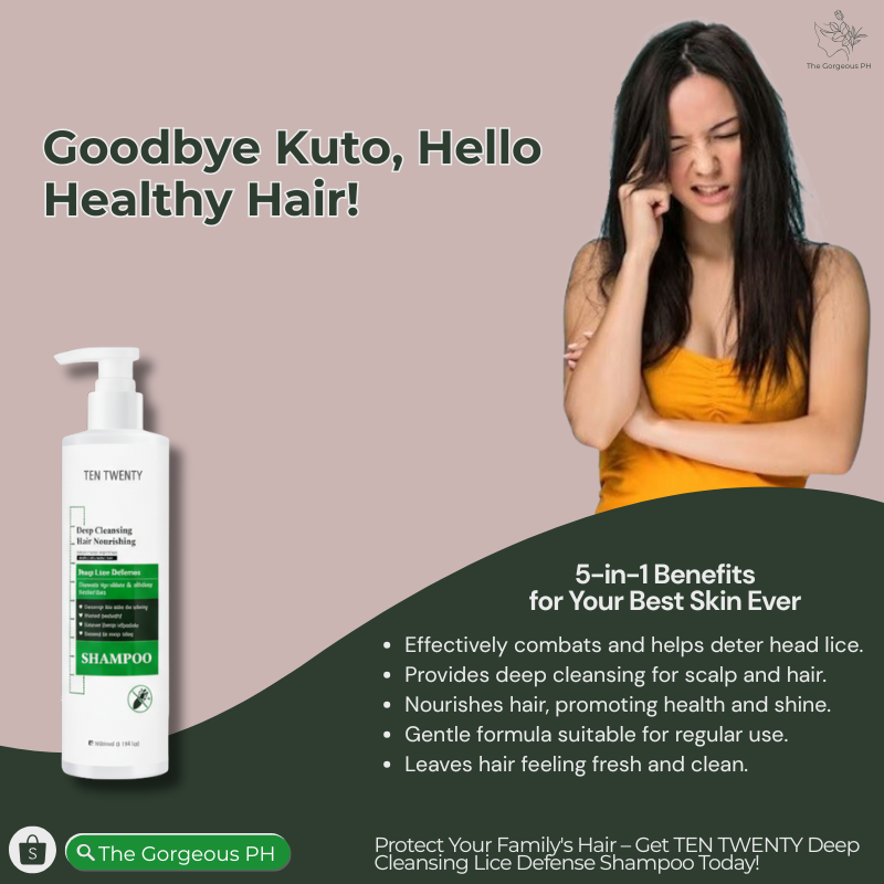 Ten Twenty Head Lice Defense Deep Cleansing & Hair Nourishing Anti ...