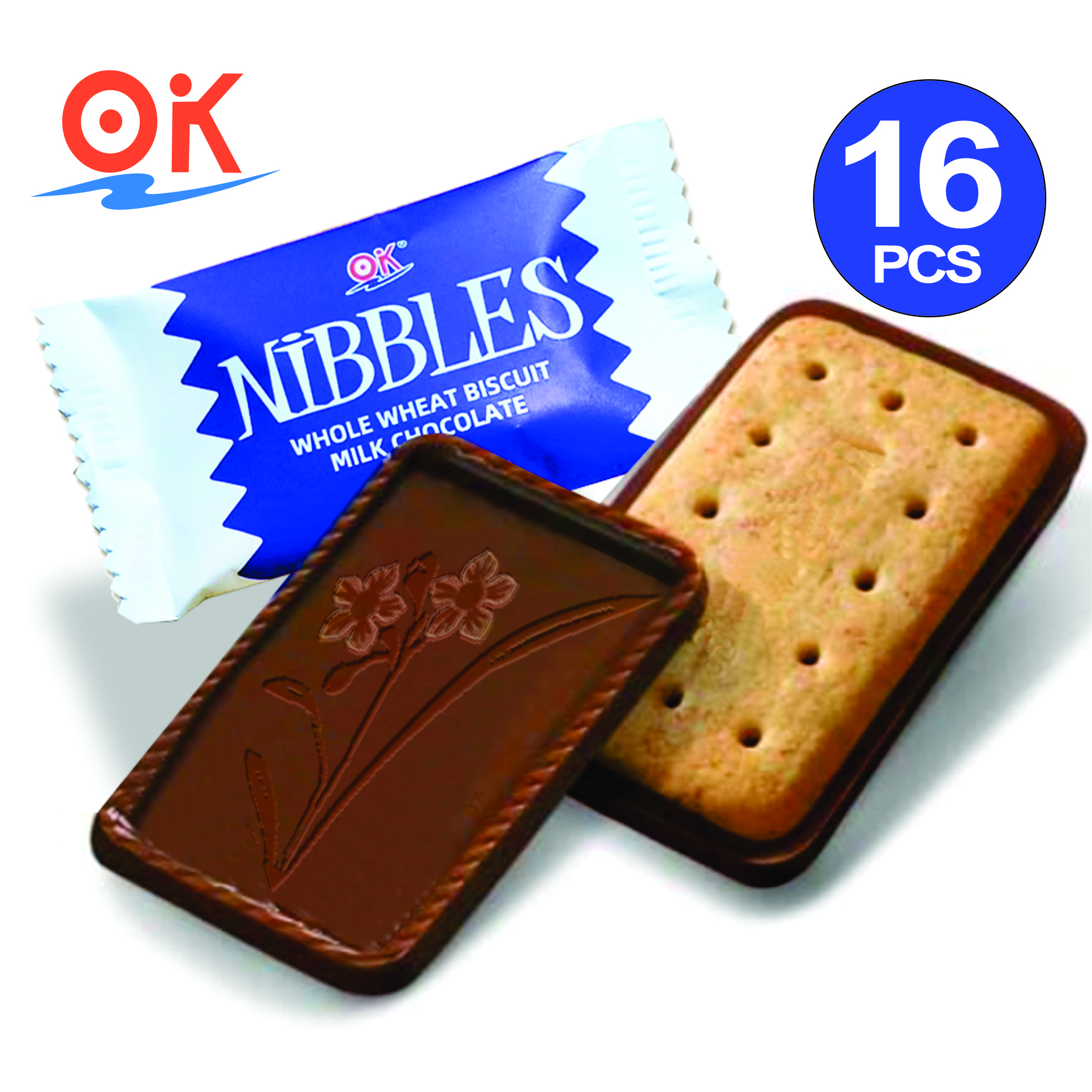 OK Nibbles Whole Wheat Biscut Milk Chocolate&Digestive Biscuts Cookie ...