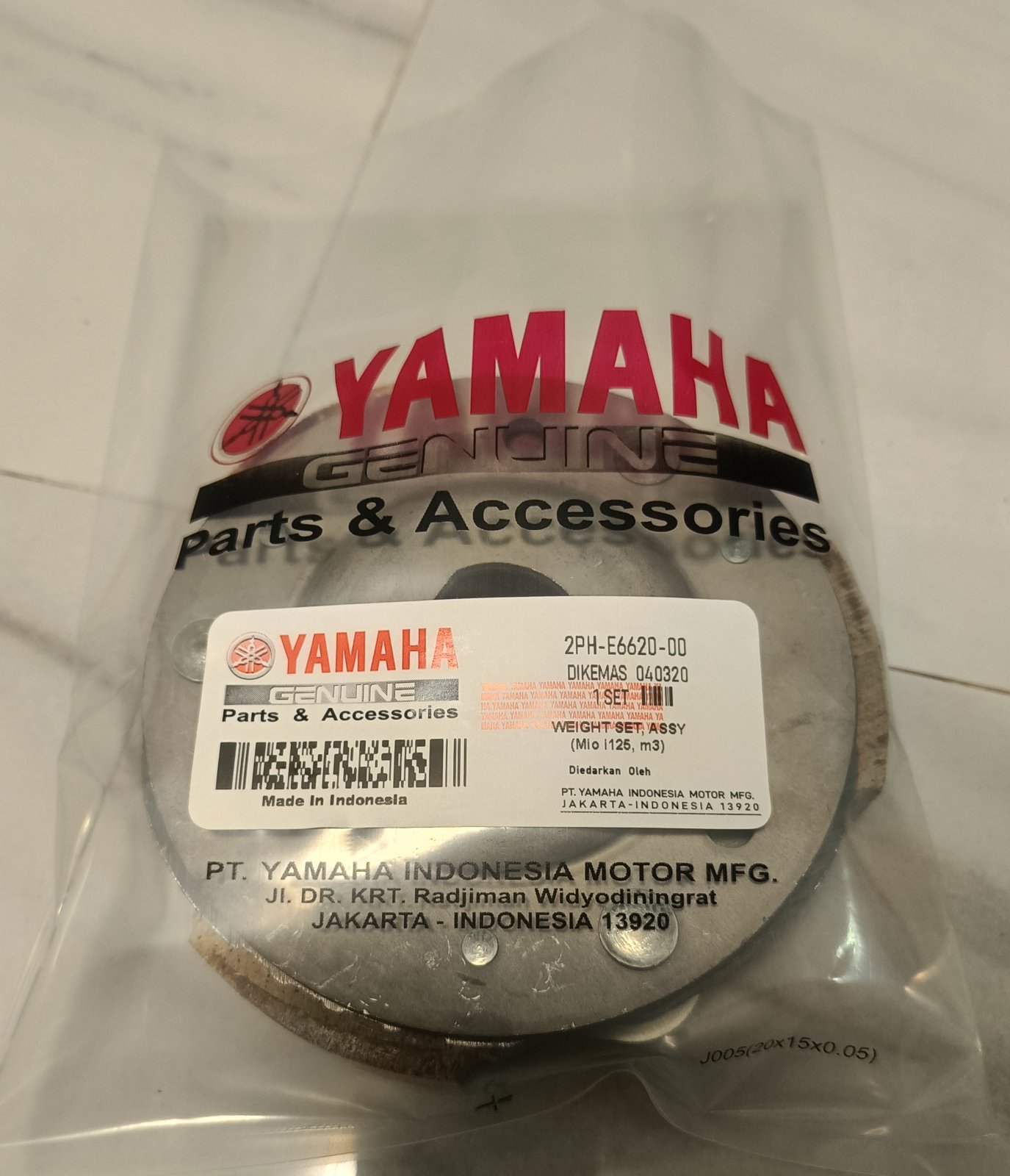 CLUTCH SHOE ASSY MIO I 125 MIO SOUL I125 YAMAHA GENUINE PARTS 2PH-E6620 ...