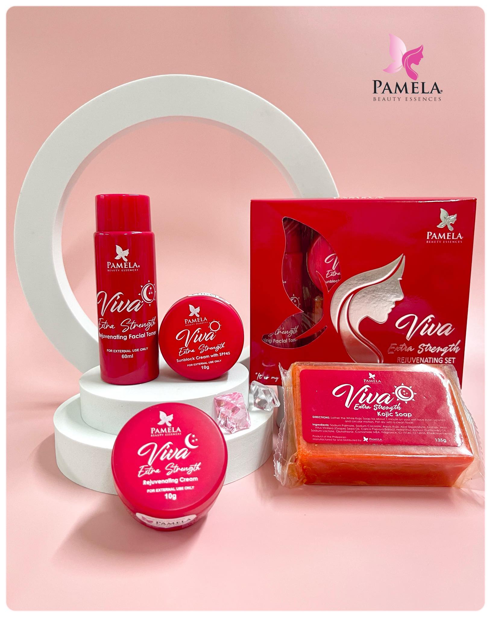 Pamela Viva Rejuvenating Set Extra Strength | Shopee Philippines