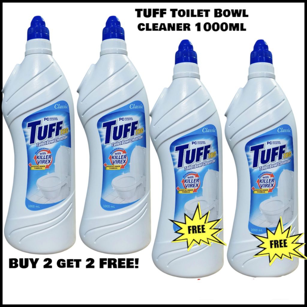 Tuff Toilet Bowl Cleaner Classic 1000/500ml BUY 2 GET 2 FREE! | Shopee ...