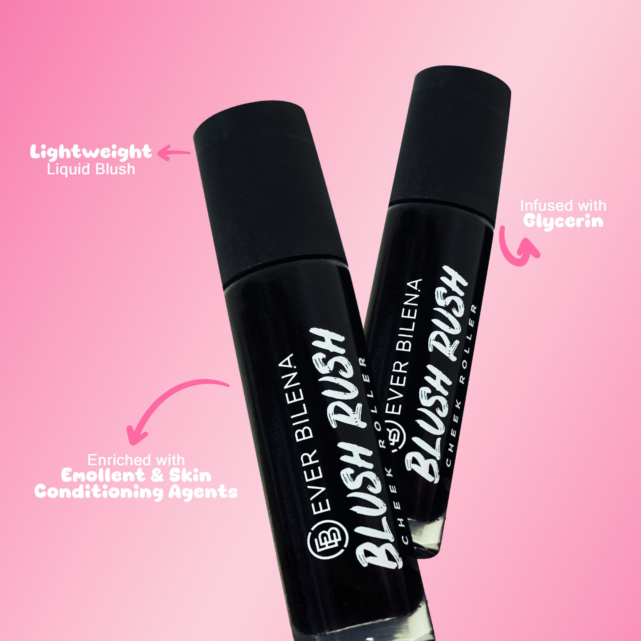 EB Blush Rush Cheek Roller [Lip tint, Cheek Tint, Multi use, Makeup ...