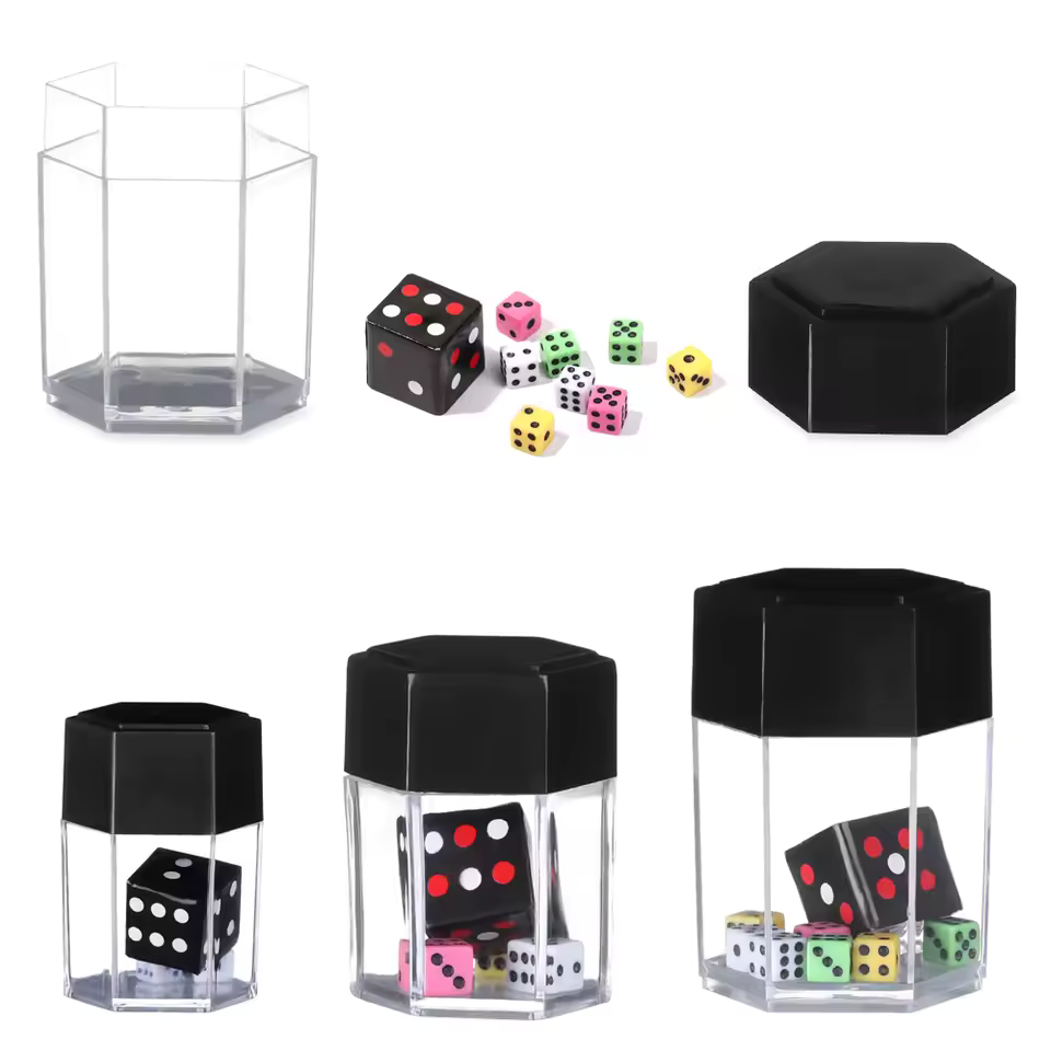 Colorful explosion dice children's magic performance toy dice ...