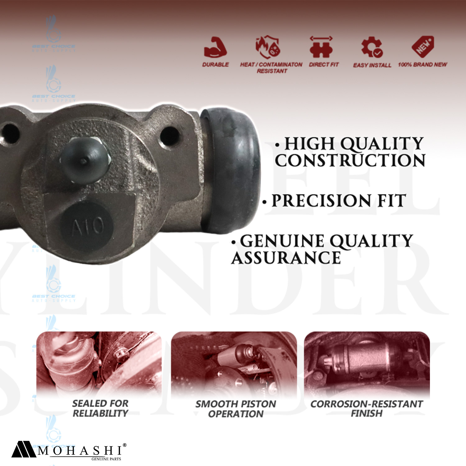 TOYOTA TAMARAW REVO 1.8 '98 REAR RH / LH 1" MOHASHI WHEEL CYLINDER ...