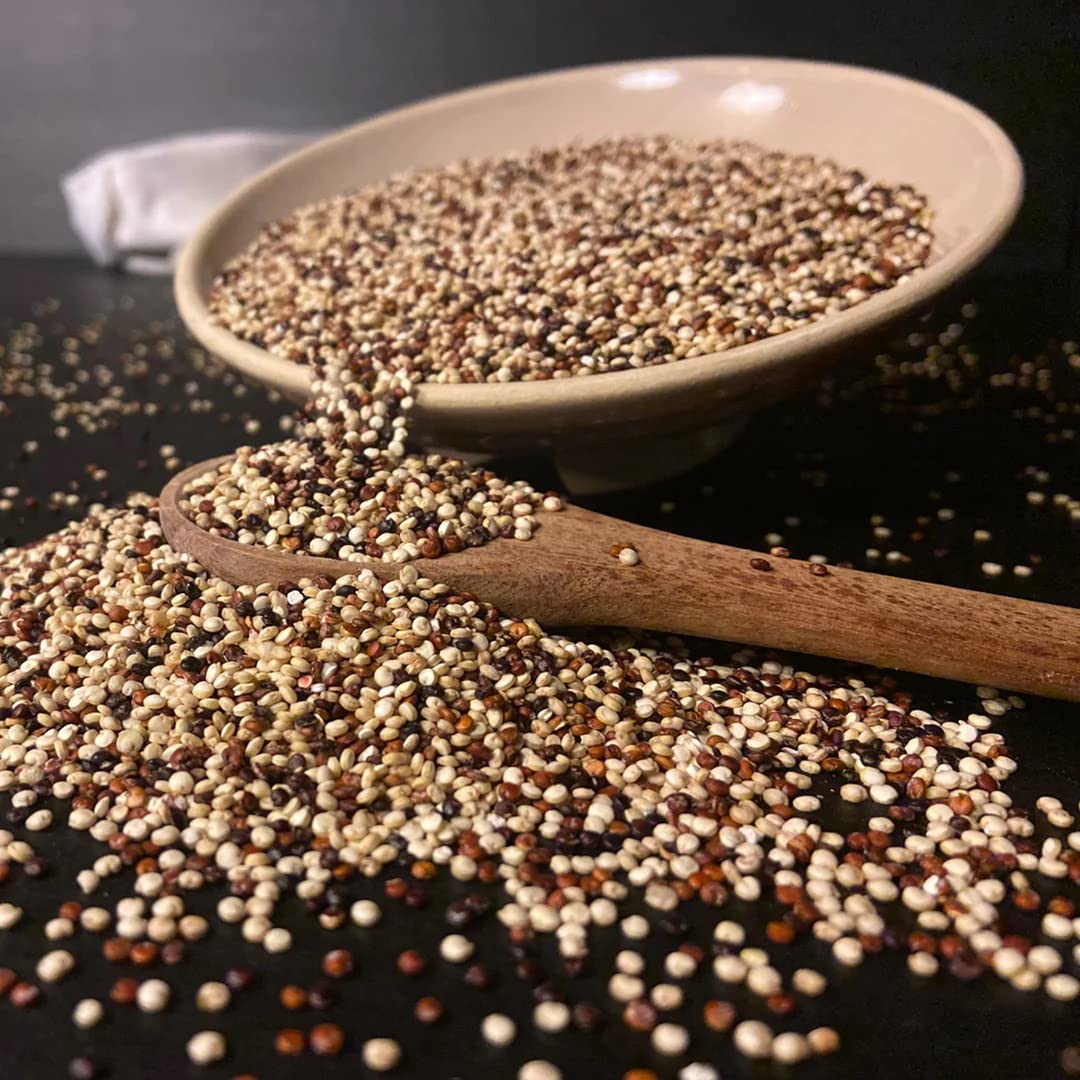 Tri-Color Quinoa Rice 435g - Premium Blend of White, Red & Black Quinoa ...