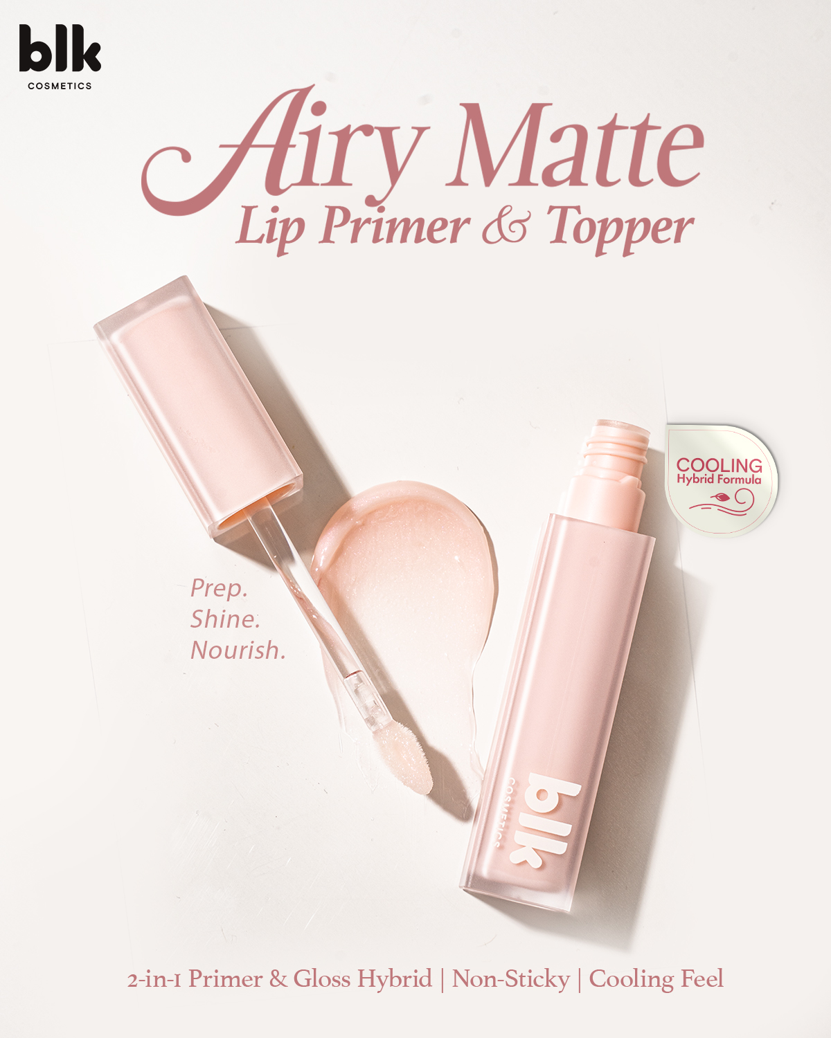 blk cosmetics airy matte lip primer & topper | Shopee Philippines