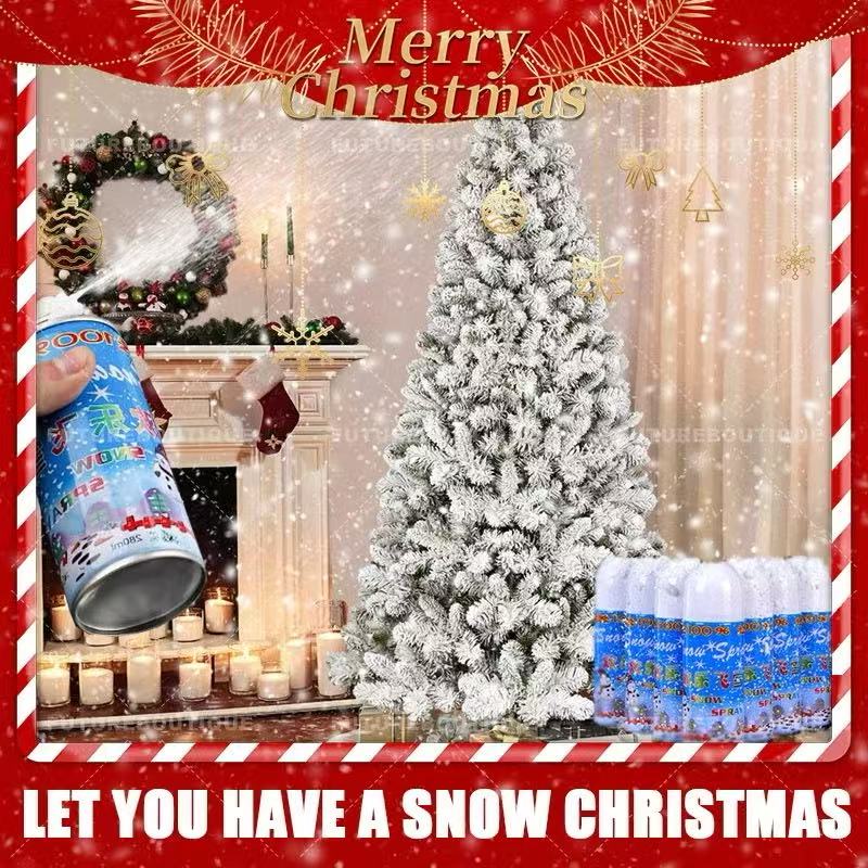 3pcs Snow Spray Christmas Tree Snowflake Spray Christmas tree ...