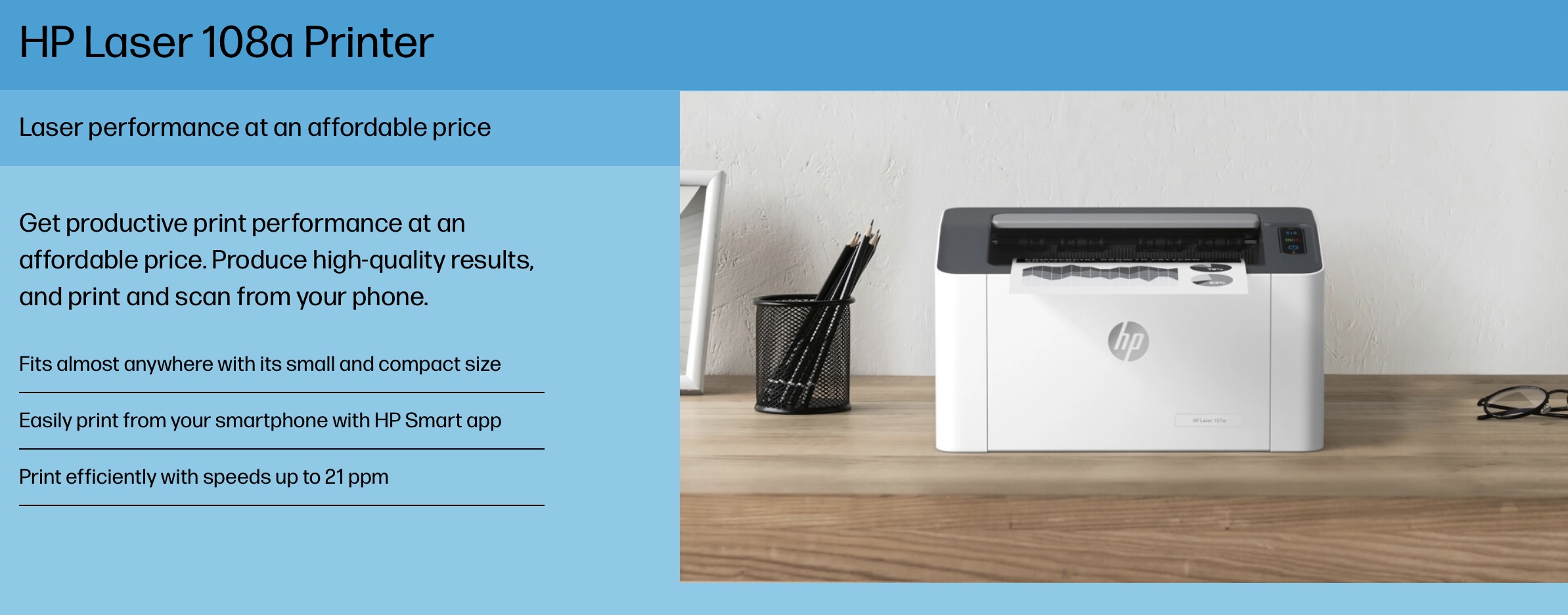HP Laserjet 108A Monochrome Printer | Shopee Philippines