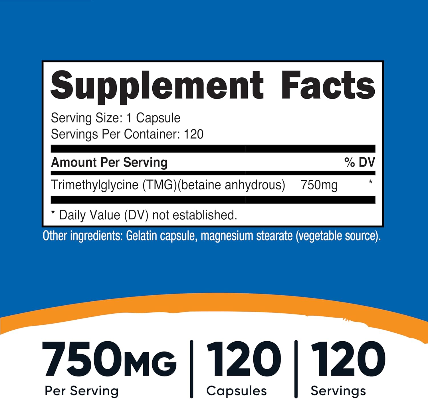 Body Overhaul | Nutricost, TMG ( Supports Cardiovascular Health ...
