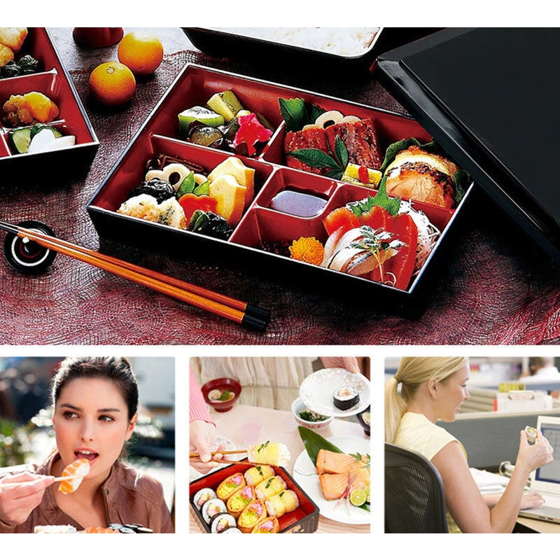 【COD】Japanese Bento Lunch Box Office Food Container Portable Rice Sushi ...
