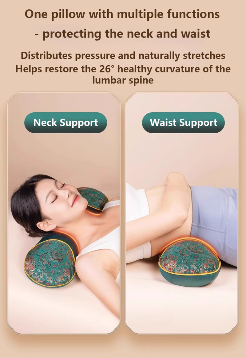 Automatic Heating Mugwort Pillow for Neck and Shoulder Decompression ...