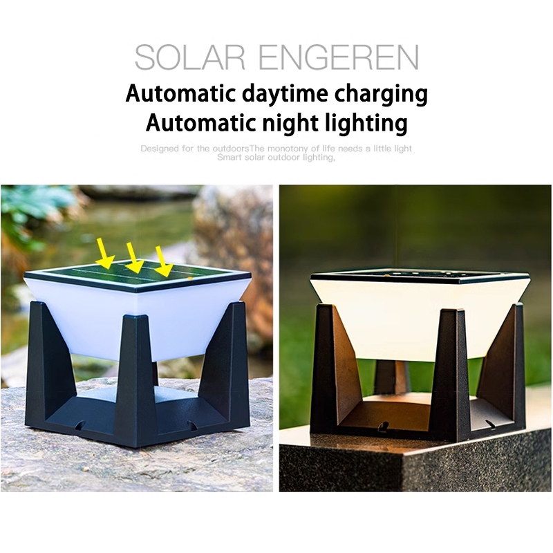 【BUY 1 TAKE 1】 Solar Pillar Light Outdoor Waterproof Automatic Head ...