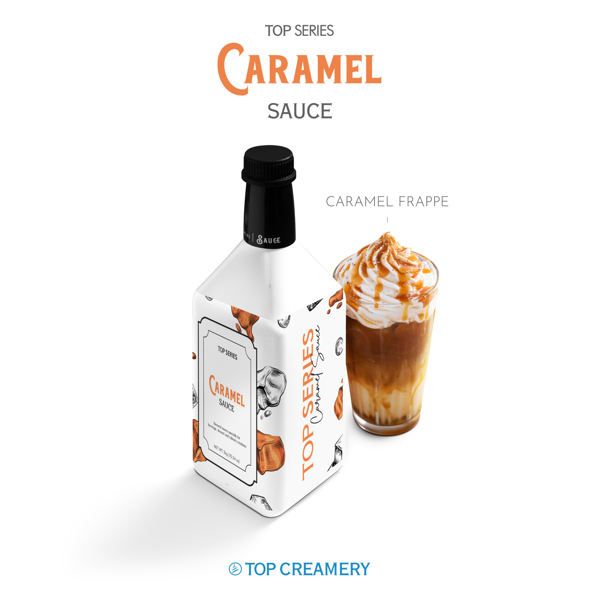 TOP Creamery Top Series Caramel Sauce 2kg | Shopee Philippines