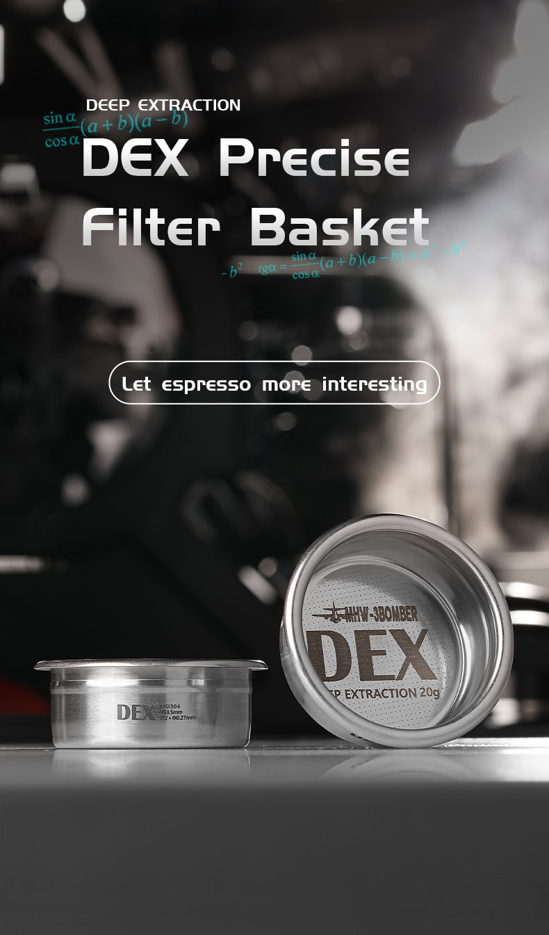 The Fat Seed [MHW-3BOMBER] DEX Precise Filter Basket - 58mm Universal ...