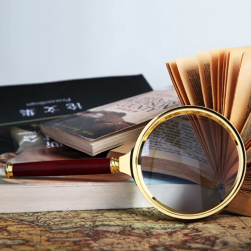 10X Portable Magnifier Glass Multi Function Tool For Reading And Stamp ...