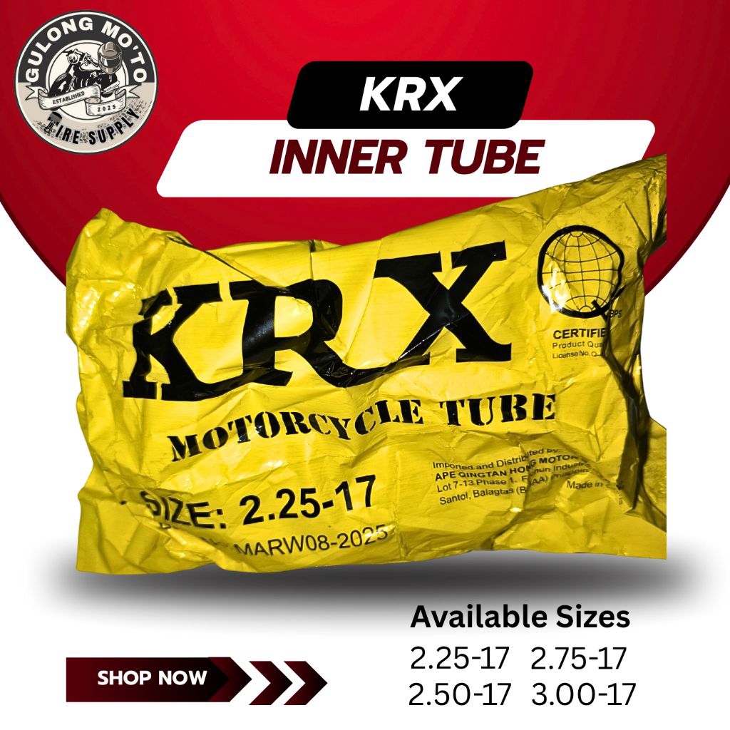MOTORCYCLE RUDDER TIRE ORIGINAL PLUS KRX TUBE WHOLESALE MURANG GULONG ...