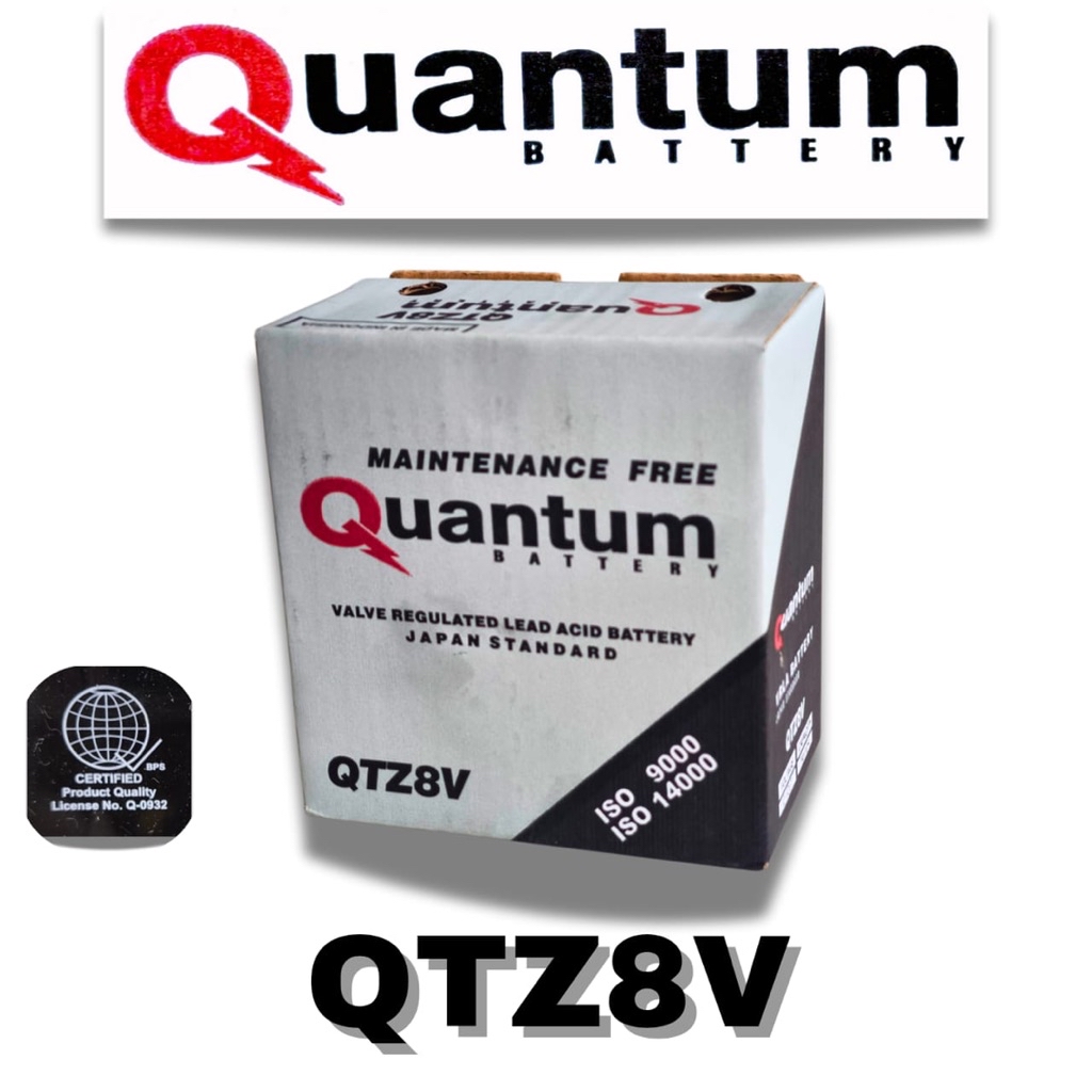 QTZ8V-QUANTUM BATTERY (SUPREMO/VESPA/R3/XMAX/KLX150) | Shopee Philippines