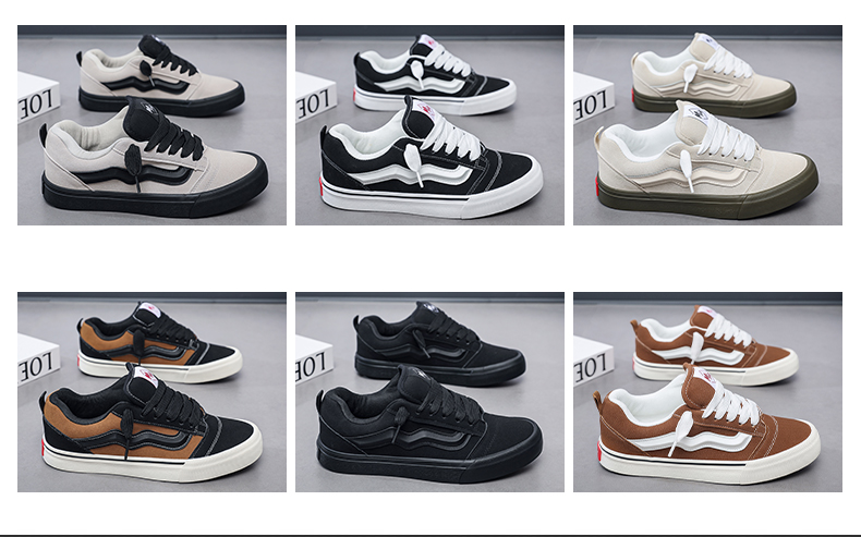 MIA Shoes for Men Trending Fashion Low Cut Retro Bread Shoes Rubber ...