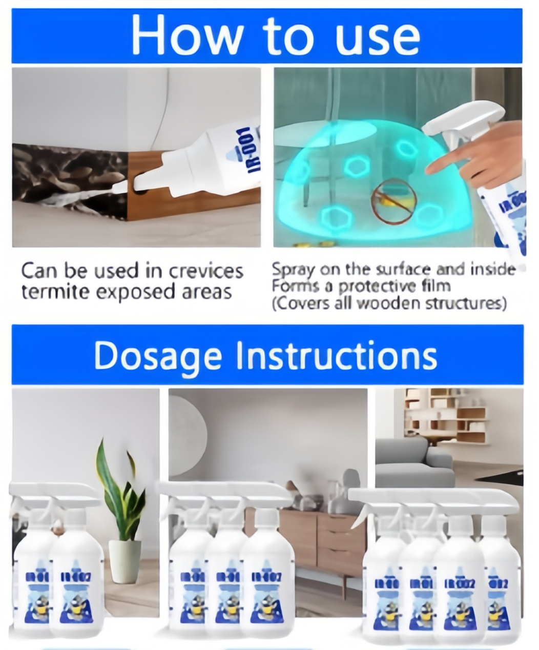 Efficient termite killer anay killer spray anti bait x control termites ...