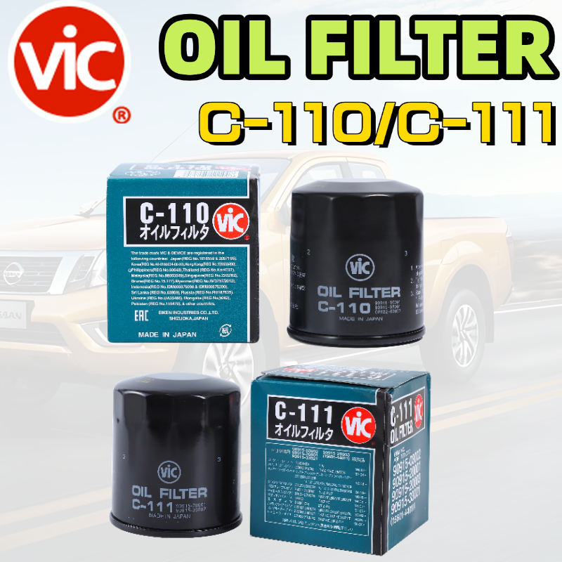 VIC oil filter C-110 &C-111 made in japan for toyota original Suitable ...