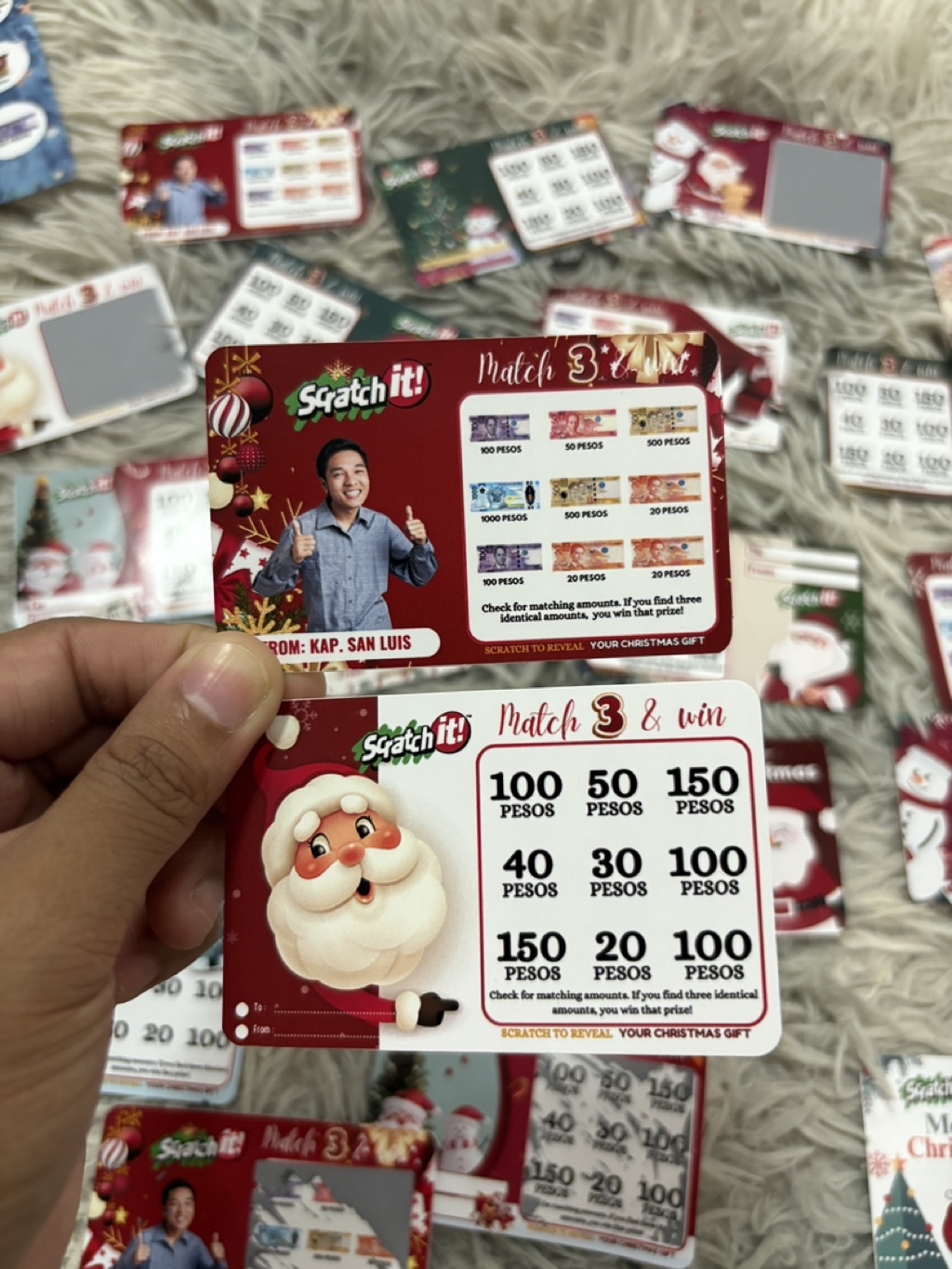 CHRISTMAS SCRATCH CARD (New Version) | Shopee Philippines
