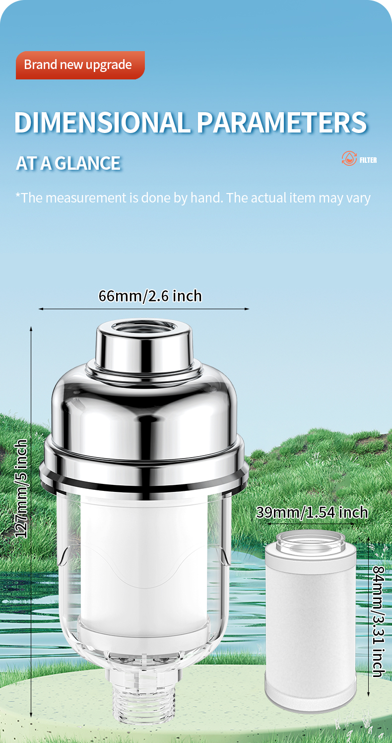 Household Bath Water Purifier Washing Machine Rain Shower Front Water ...