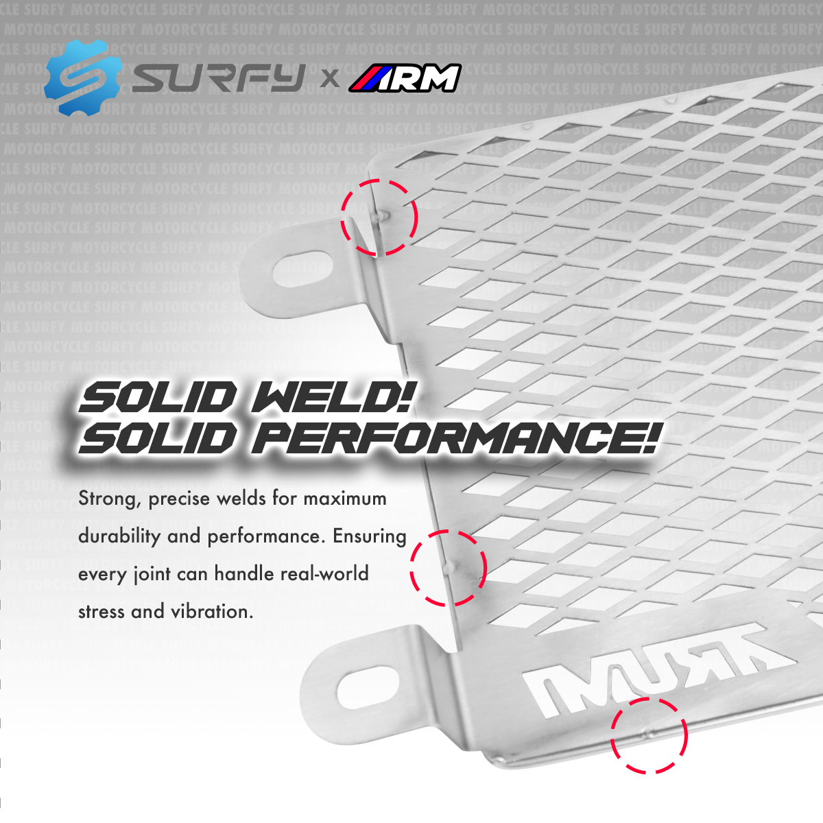 ARM Radiator Cover For Click 125i/150i ADV 150 PCX 150 Premium 304 ...