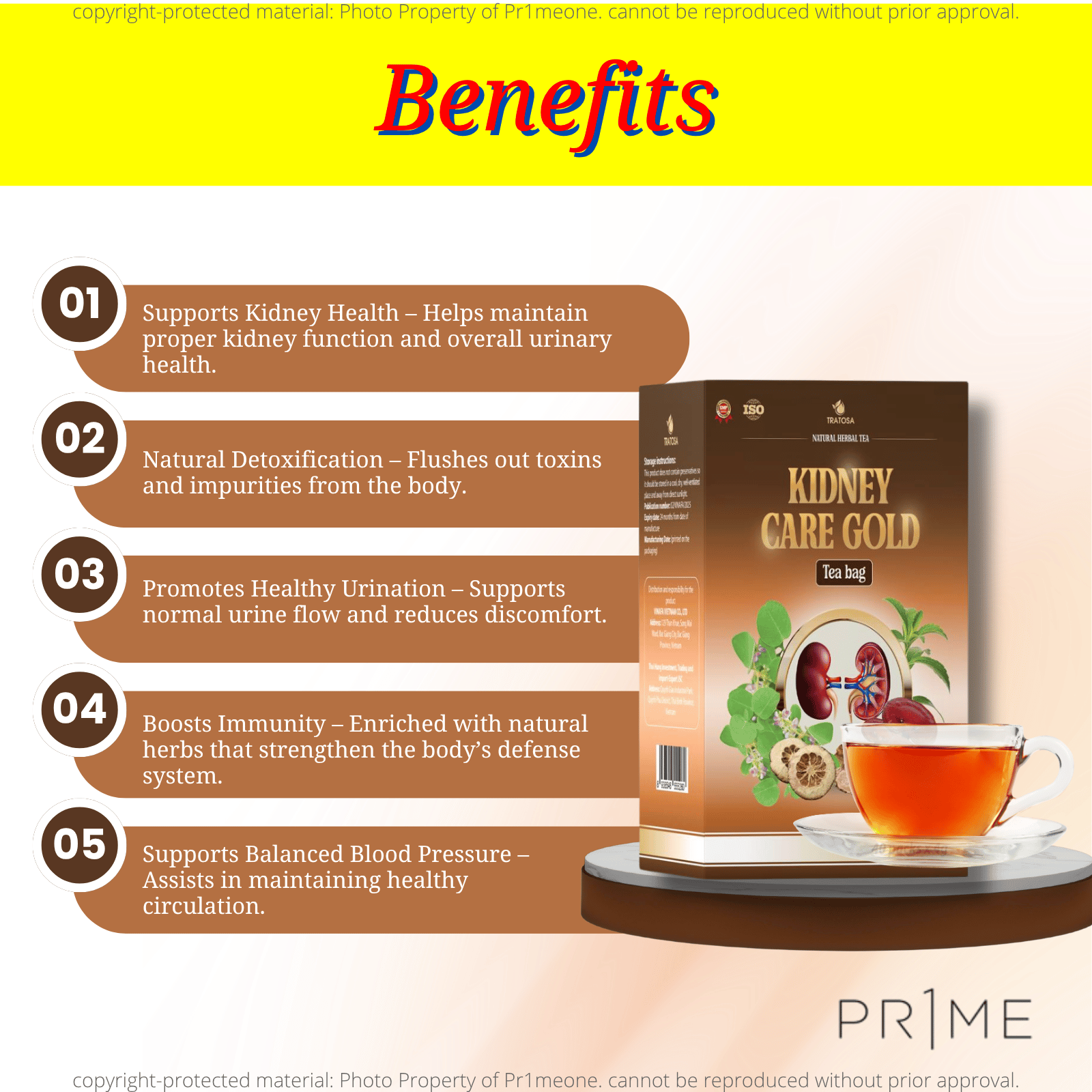 Kidney Care Gold Tea l Support Kidney Health l For Healthy Urination l ...