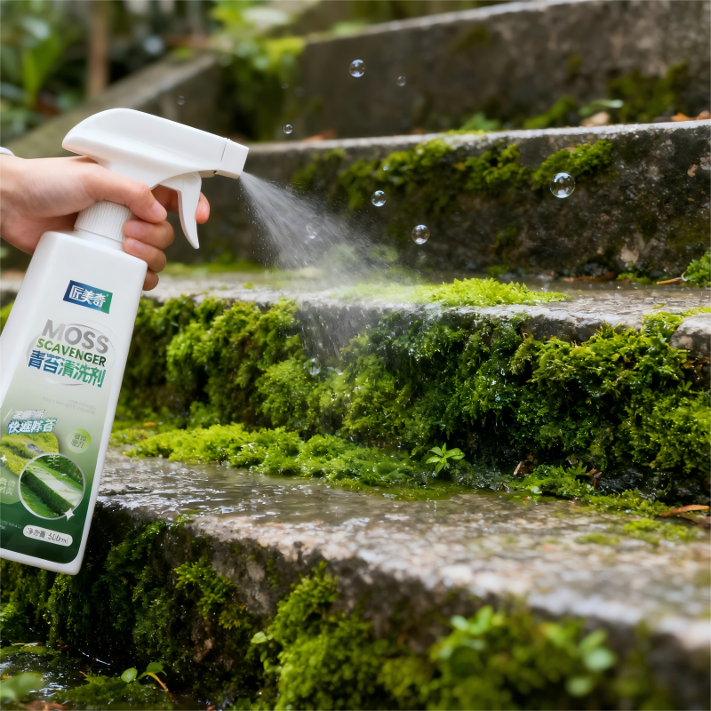 500ml Heavy-Duty Moss Algae Remover Spray for Concrete Brick and ...