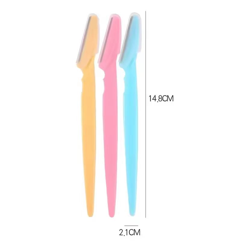 3/10PCS Eyebrow Trimmer Hair Remover Facial Razor Blades Shaver Sharp ...