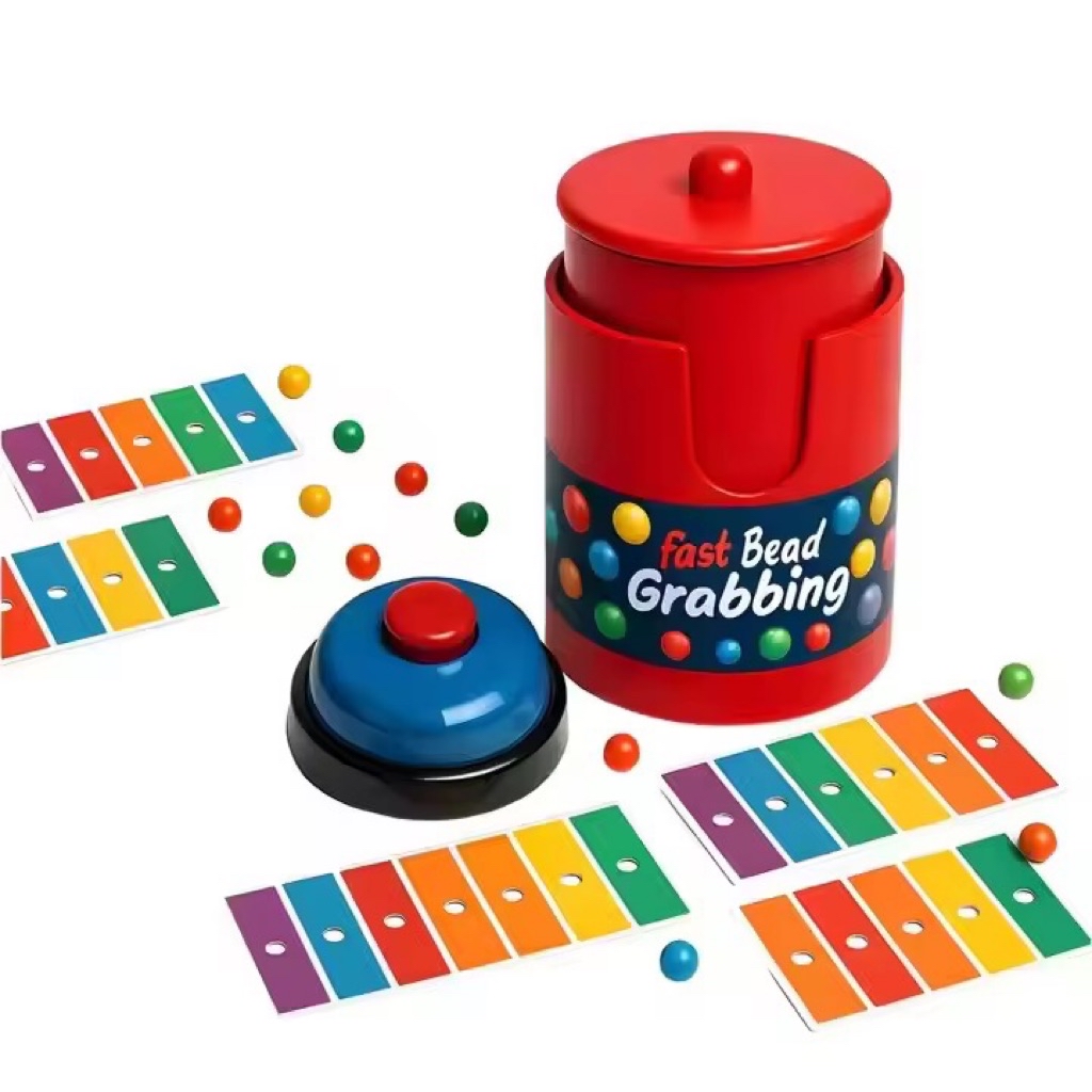 Fast Bead Grabbing Color Bingo Ball Game Fun Board Games Toys Matching ...