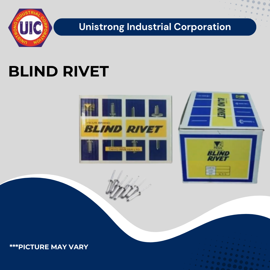 PICUS ALUMINUM BLIND RIVET 3/16" DIAMETER (APPROXIMATE 600 PCS PER BOX ...