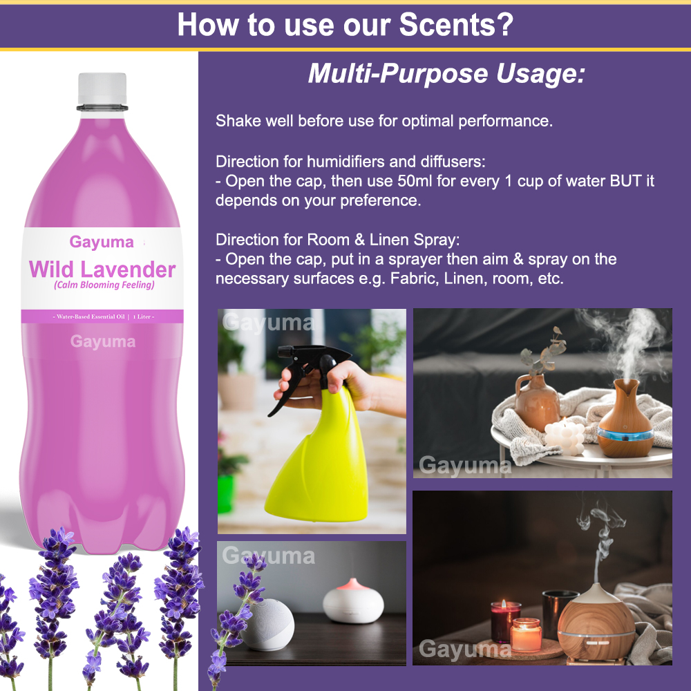 Gayuma 250ml Premium Hotel Scents for Humidifier Diffuser Fragrance ...