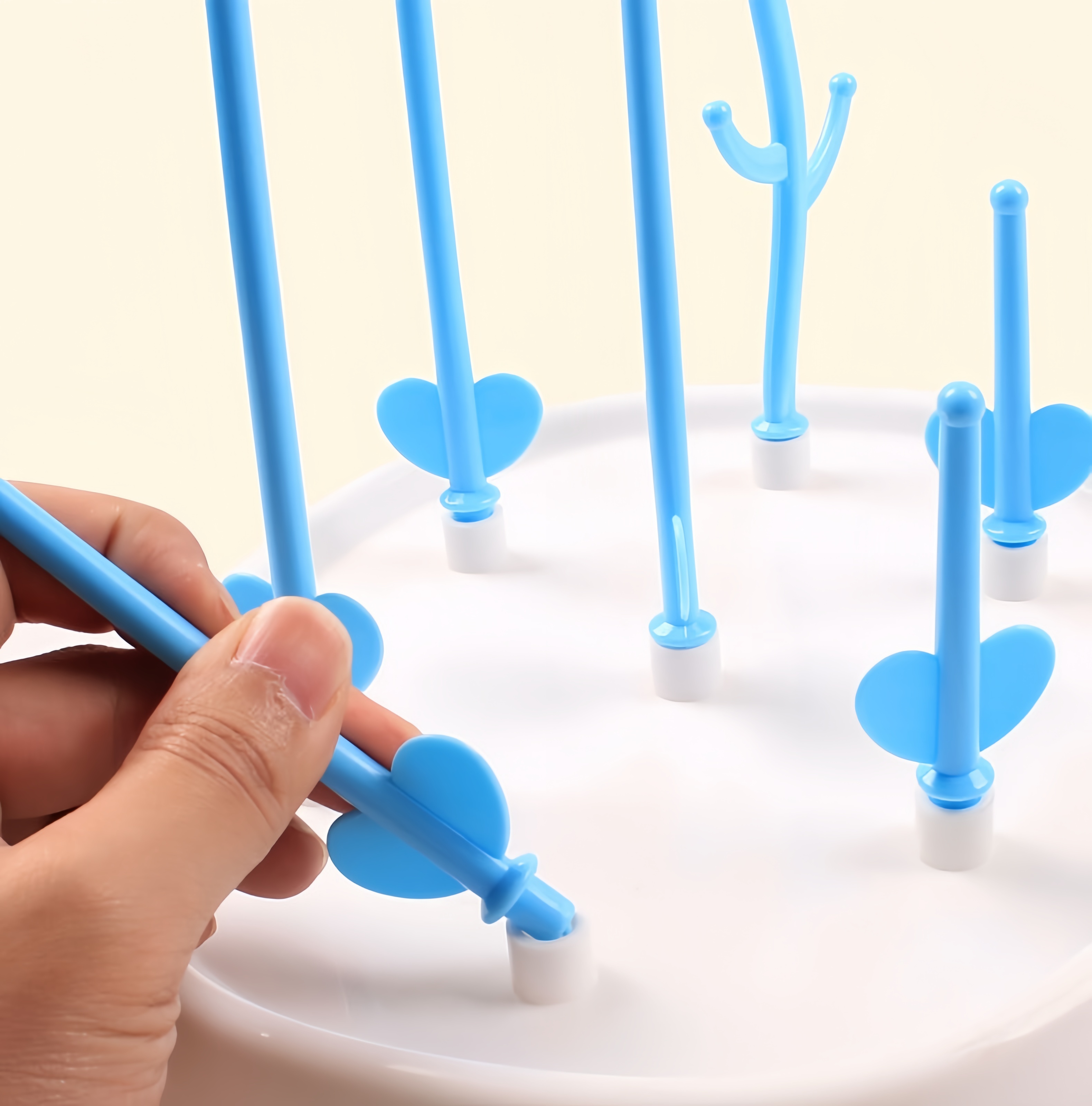 Foldable Baby Bottle Drying Rack Multi-Layer Storage Shelf Anti-Mold ...