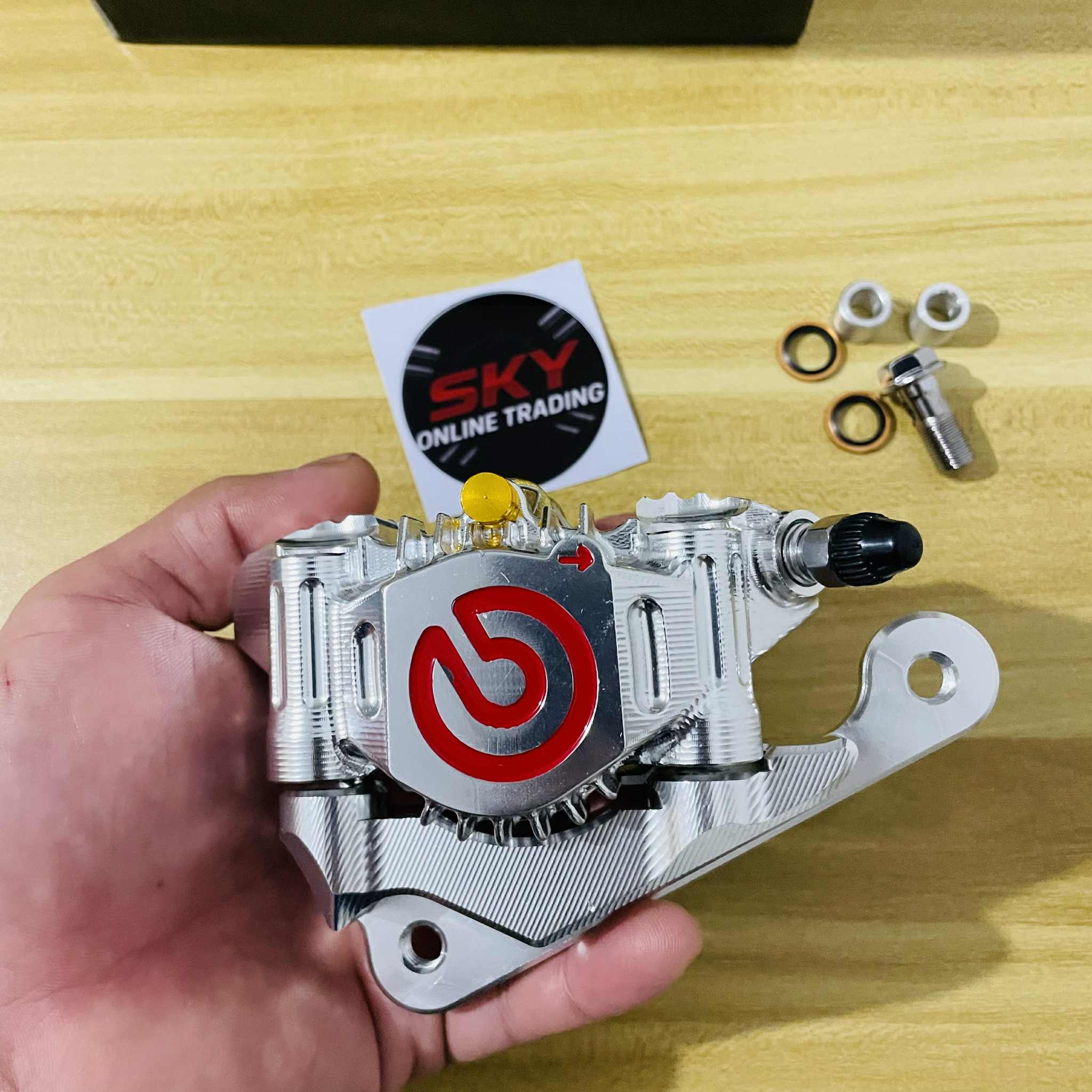Brembo Nickel Brake Caliper With CNC Bracket for Wave125,Wave | Shopee ...