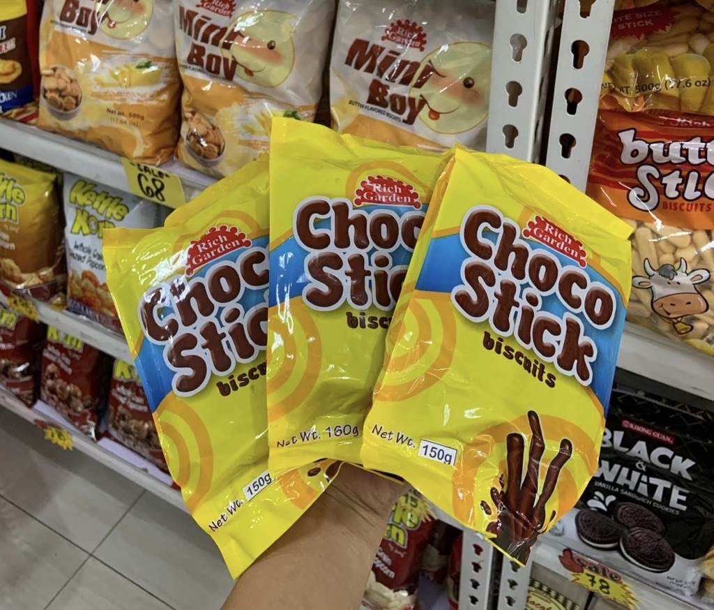 RICH GARDEN CHOCO STICK CHOCO COATED STICK BISCUIT (150g/500g) SNACKS ...
