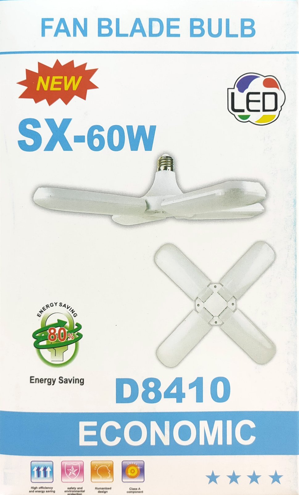 LED DEFORMABLE LAMP 60W/45W/28W/18W FAN BLADE BULB LED LAMP MULTI ...