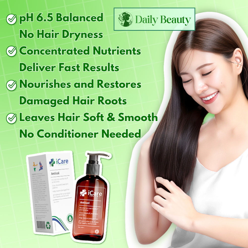 [Trust by Doctor] iCare Pharma Anti-Dandruff Shampoo That Eliminates ...