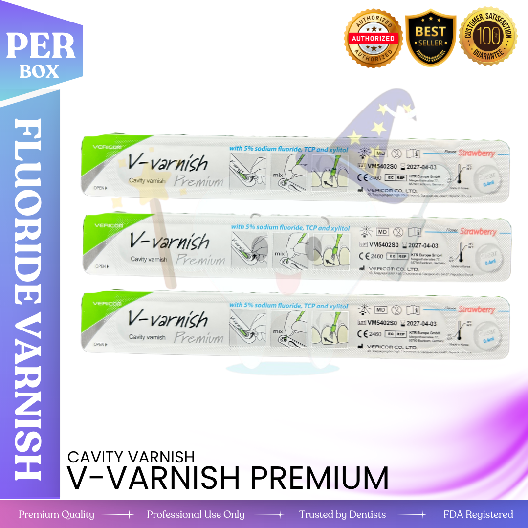 Cavity Varnish Premium 5% Fluoride 20pcs /40pcs | Bubble Gum ...