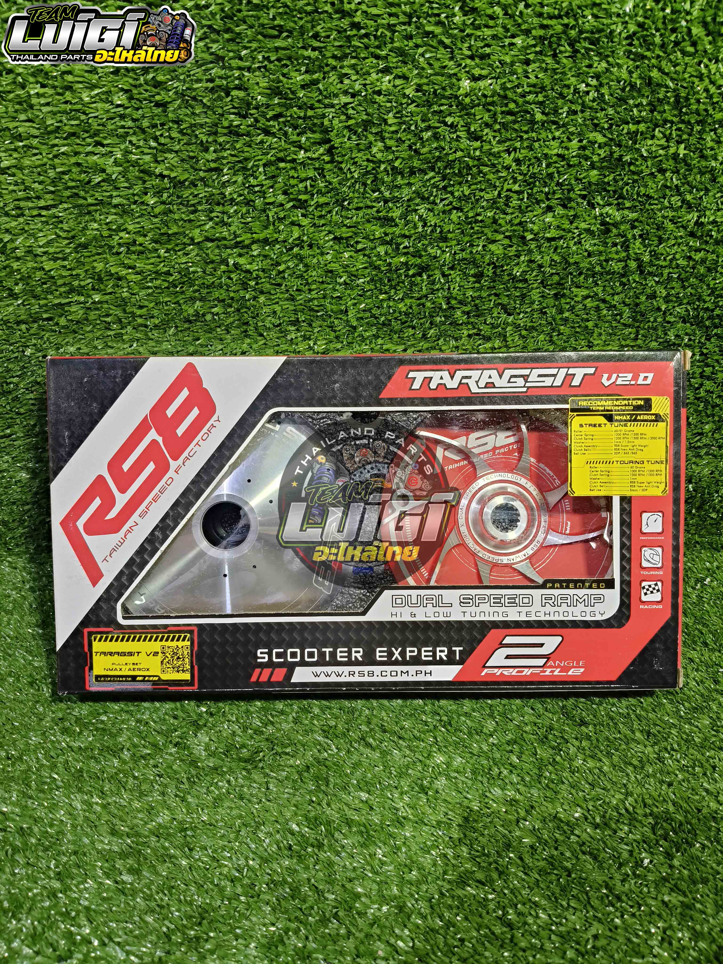 TAIWAN SPEED FACTORY RS8 PULLEY SET W/ DRIVE FACE YAMAHA MIO SPORTY ...