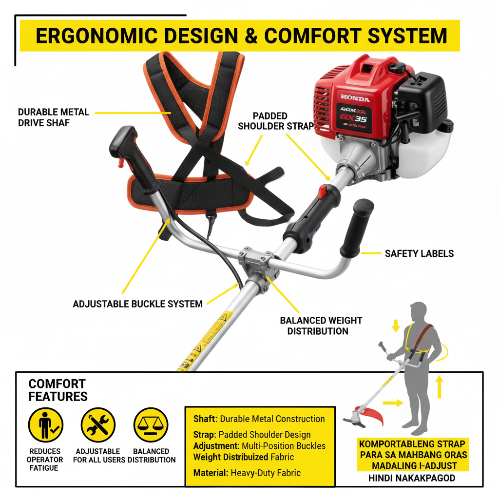 Honda GX35 4-Stroke Heavy Duty Grass Cutter Japan Engine Harness ...