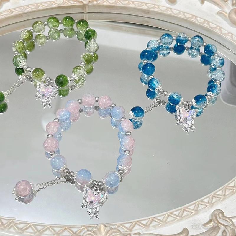 Fairy Butterfly Jade Broken Bracelet Female Lovely Special-Interest ...