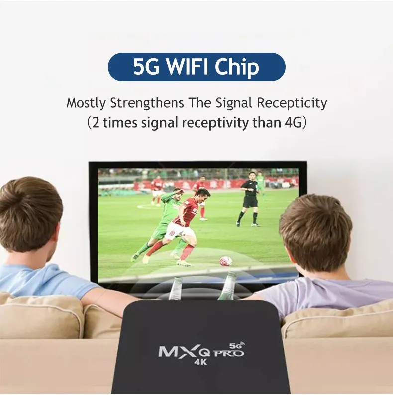 Smart TV Box 4K HD TV Boxes Android 14 512GB 5G Wifi Media Player ...