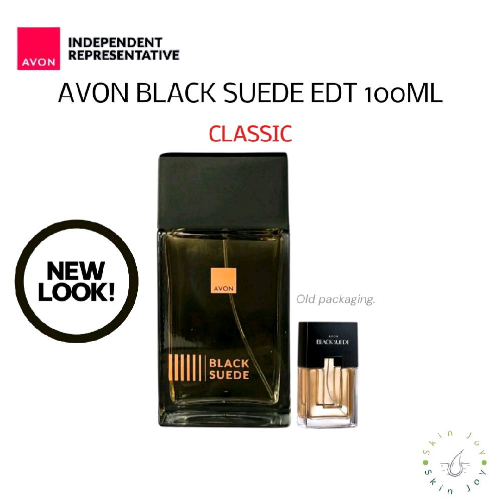 AVON Black Suede Eau de Toilette Long Lasting Perfume for Men 100mL ...