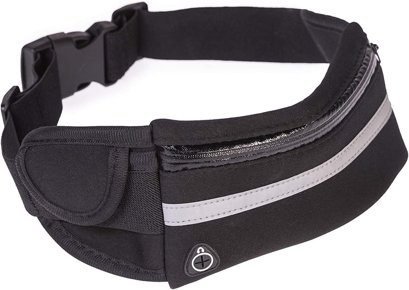 [COD] Running Waist Belt Bag Sports Fanny Pack Reflective Waterproof ...