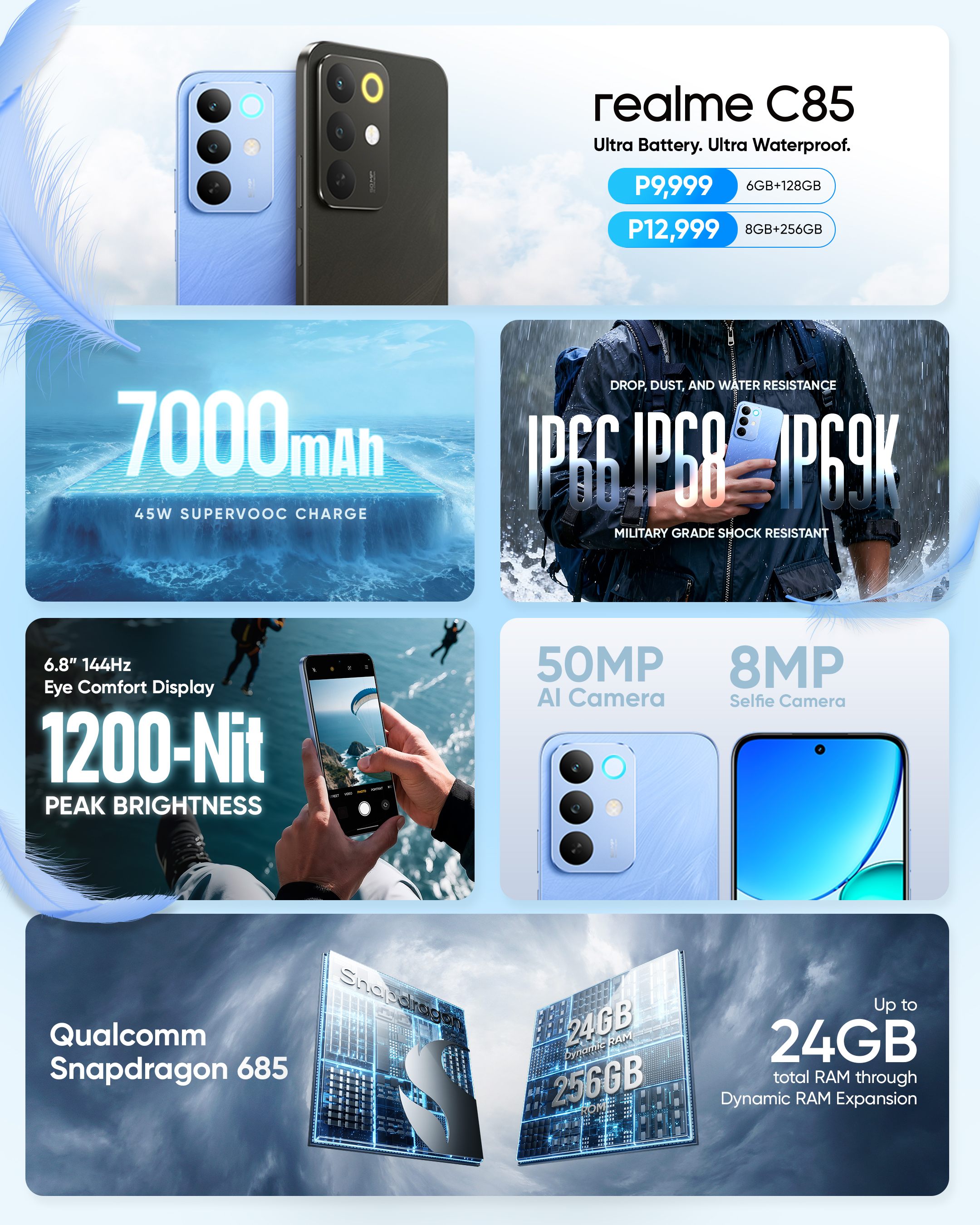 [AFFILIATE LIVE] realme C85 4G (6GB + 128GB / 8GB + 256GB) - 7000mAh ...